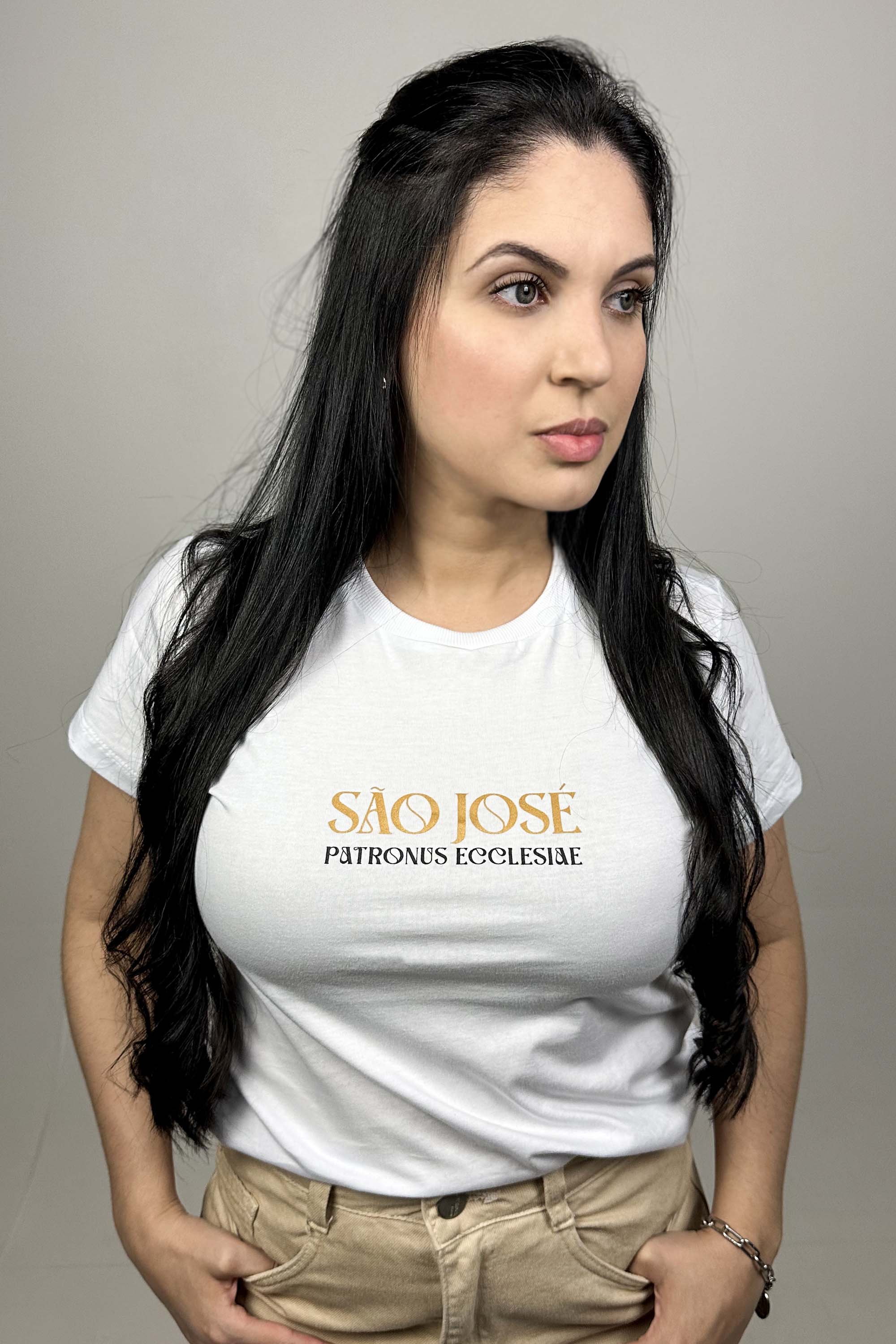 Babylook de São José Branca Premium